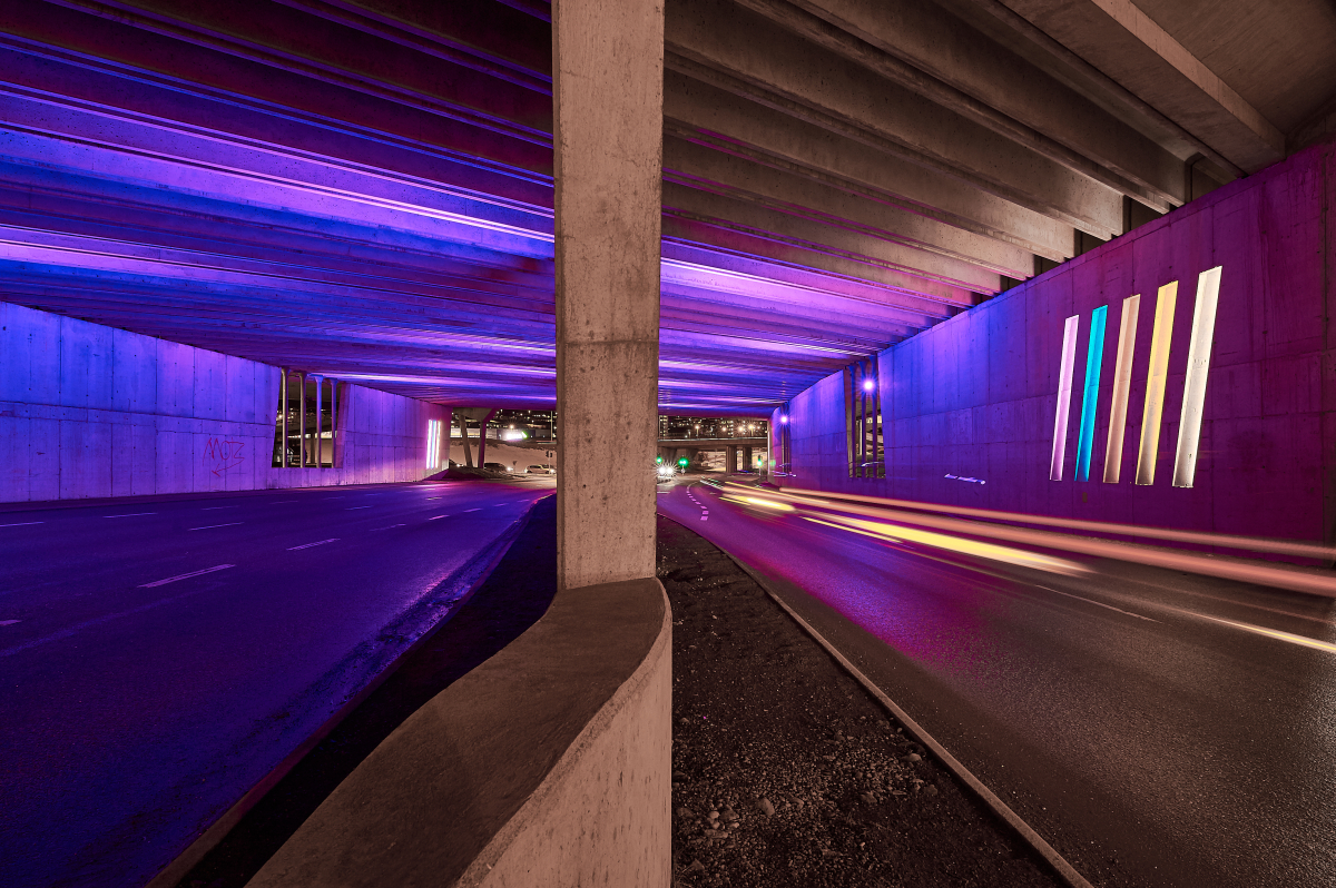 Smáratorg parking bridge - Arkis architects